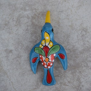 Hummingbird Ceramic Talavera Home Kitchen Patio Garden Pottery Decor ...