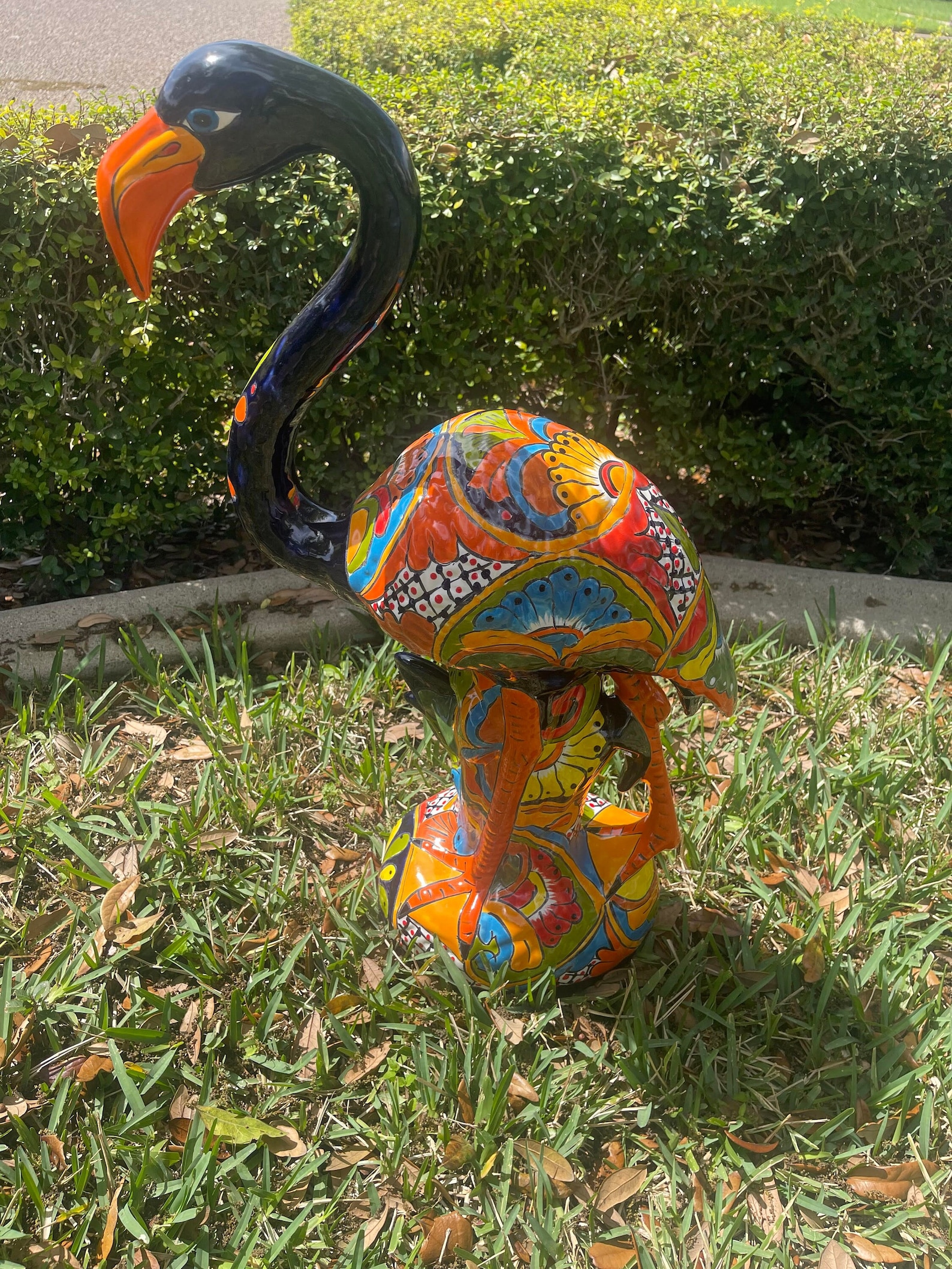 Flamingo Talavera Large Home Kitchen Design and Patio Garden Pottery ...