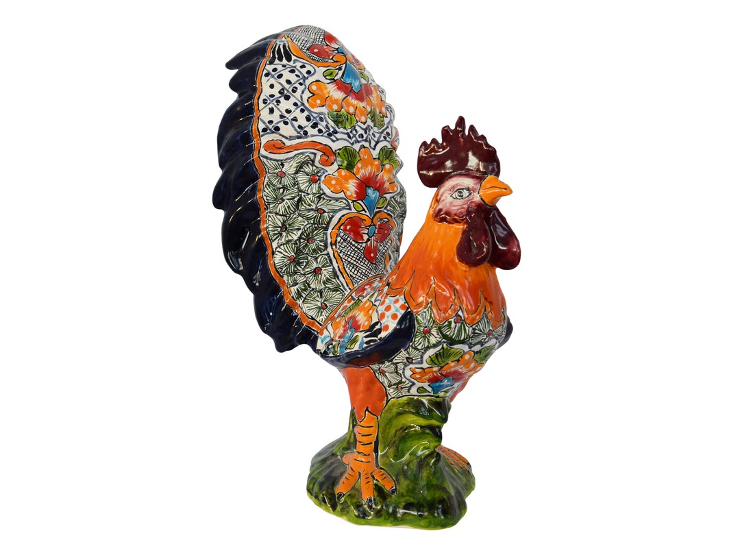 Rooster Ceramic Talavera Home Kitchen Patio Garden Pottery Decor - Etsy