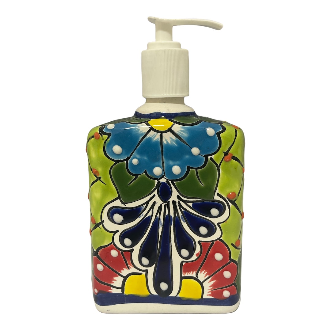 Soap Dispenser Ceramic Décor | Talavera Kitchen, Patio and Garden ...