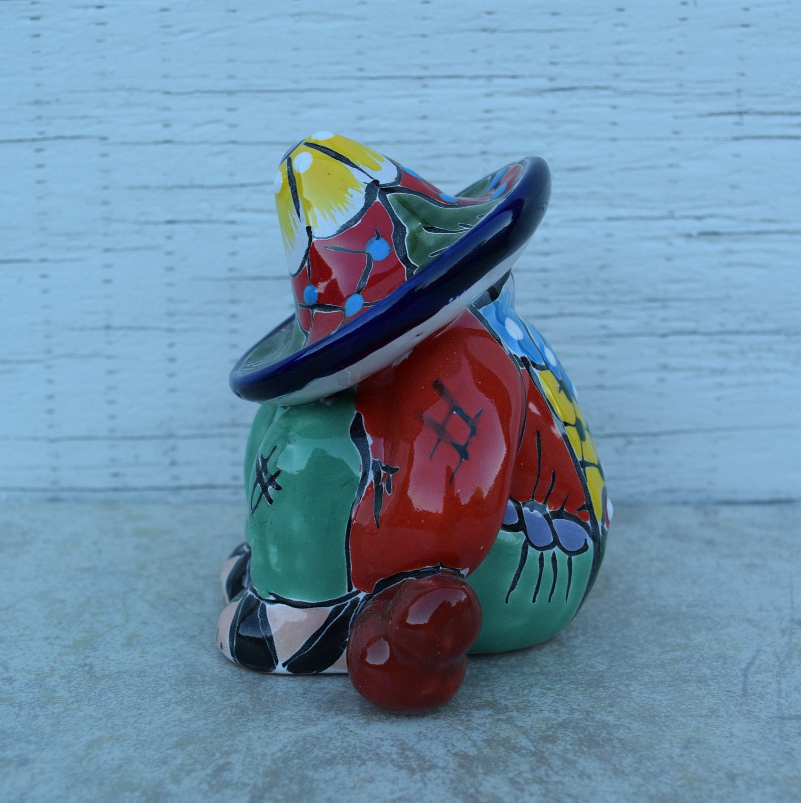 Sombrero Siesta Mini Mexican Dude Talavera Ceramics Home - Etsy