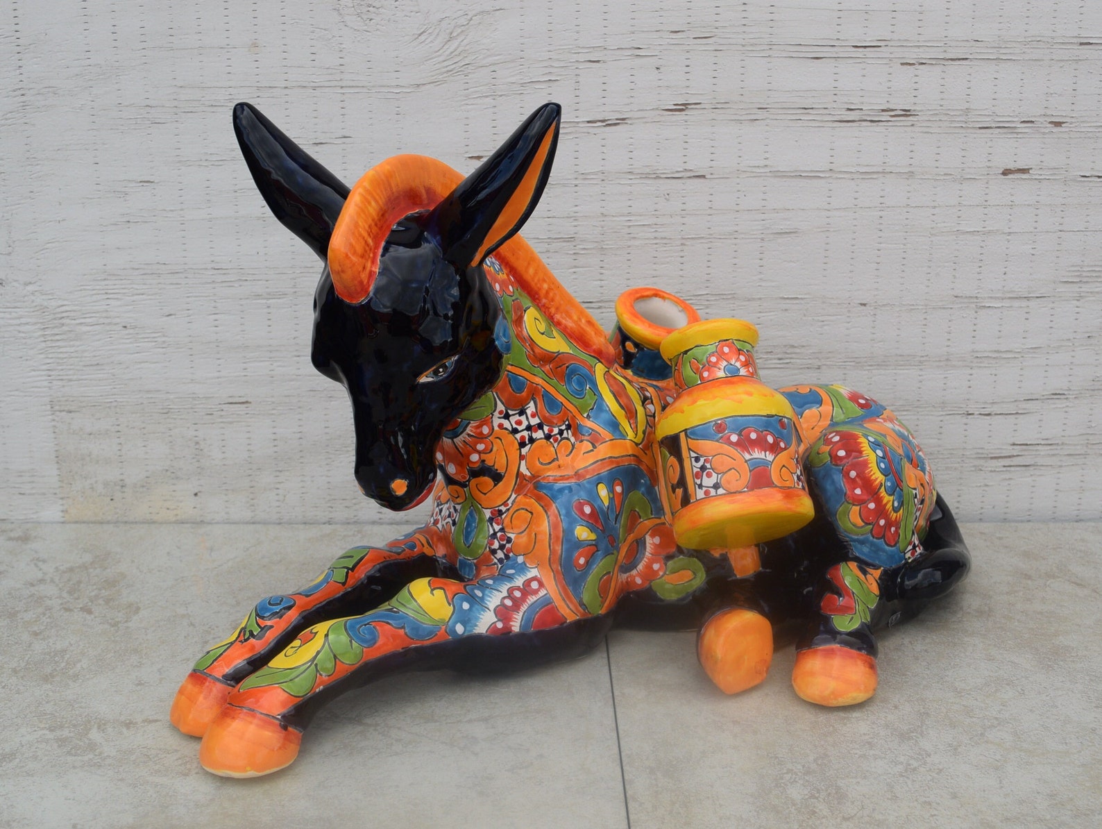 Donkey Ceramic Talavera Ceramic Mexican Burrito Home Kitchen | Etsy