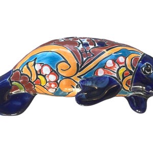 Manatee Baby Talavera | Mancave Home Kitchen Patio & Garden | Pottery ...