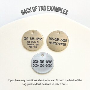 Personalized Dog Tag - Paw Print Dog Tag Design Engraved Tag - Cat ID ...