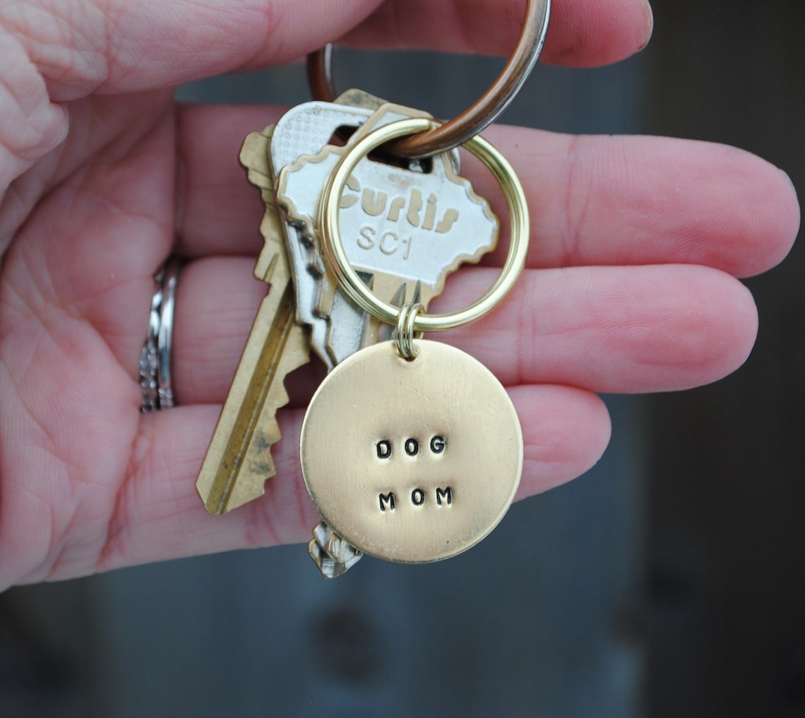 Dog Mom Keychain Dog Mom Gift Gift for Her Pet Parents - Etsy