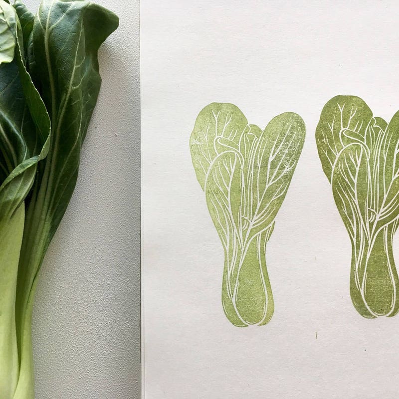Vegetable Stamp - Etsy