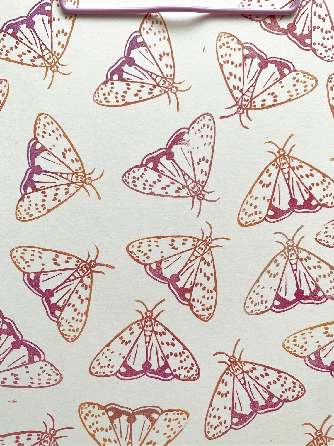 Bella Moth Utetheisa Ornatrix Rattlebox Moth Hand Carved | Etsy