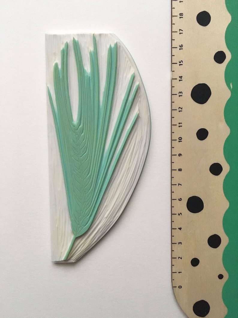 Botanical Plant Hand Carved Rubber Stamps, Cereals Specimens ...