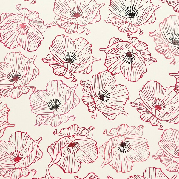 Poppy Stamp - Etsy