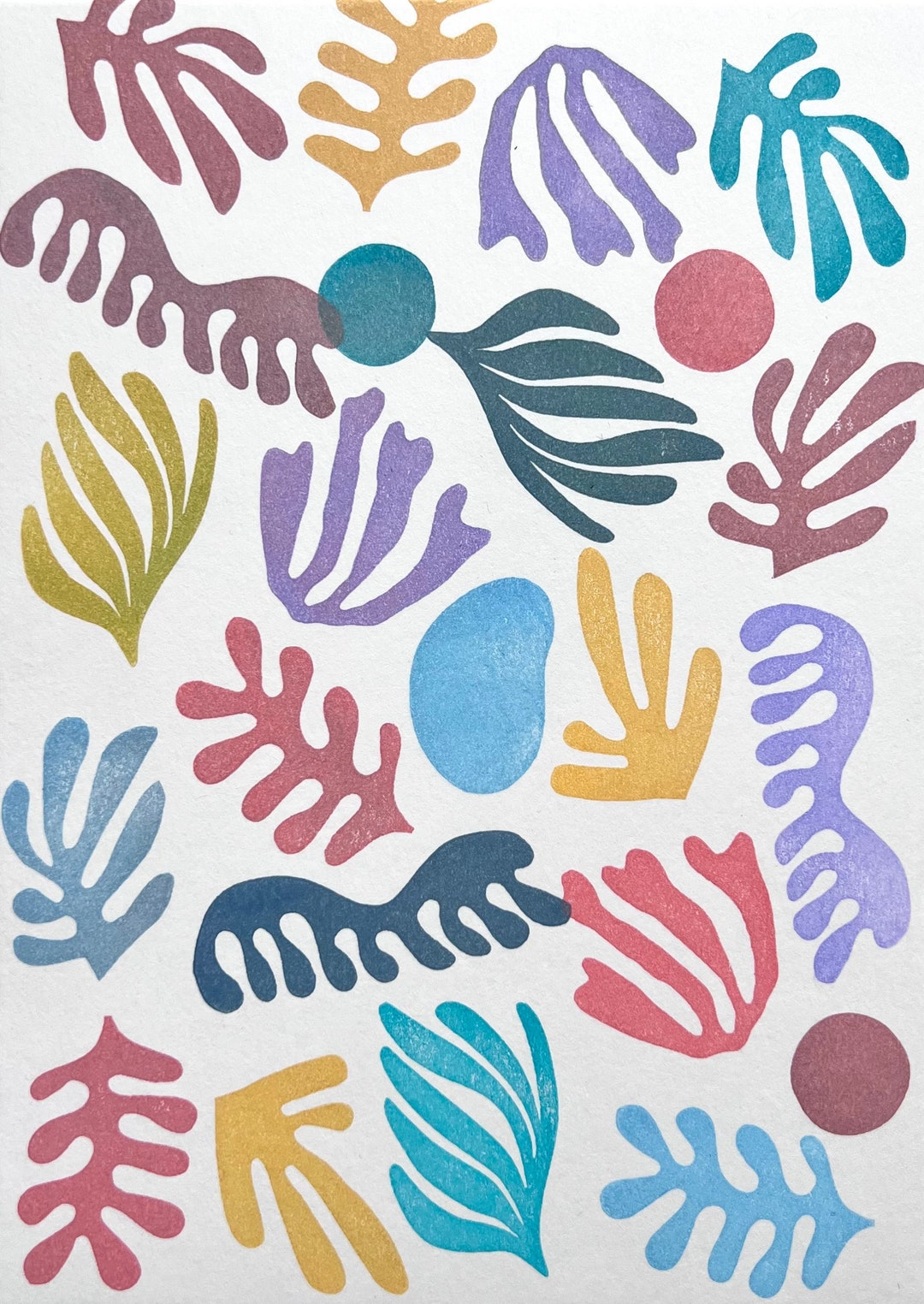 Henri Matisse Inspired Art Stamp Set, Art Crafts for Kids and Adults ...