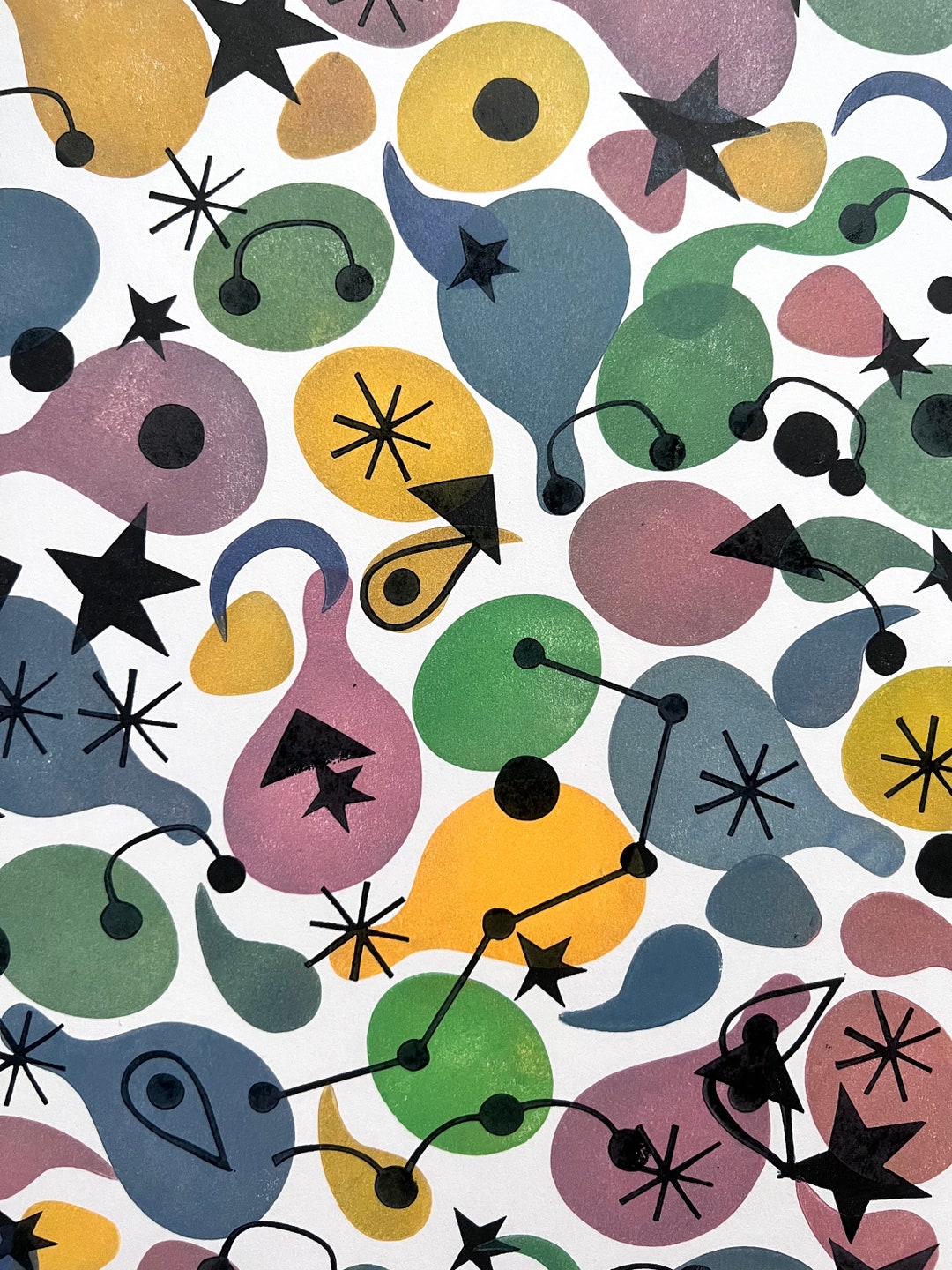 Joan Miro Inspired Art Stamp Set, Homeschool Art Lessons, Educational ...