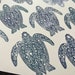 Leatherback Sea Turtle Hand Carved Stamp, Sea Turtle Rubber Stamp ...