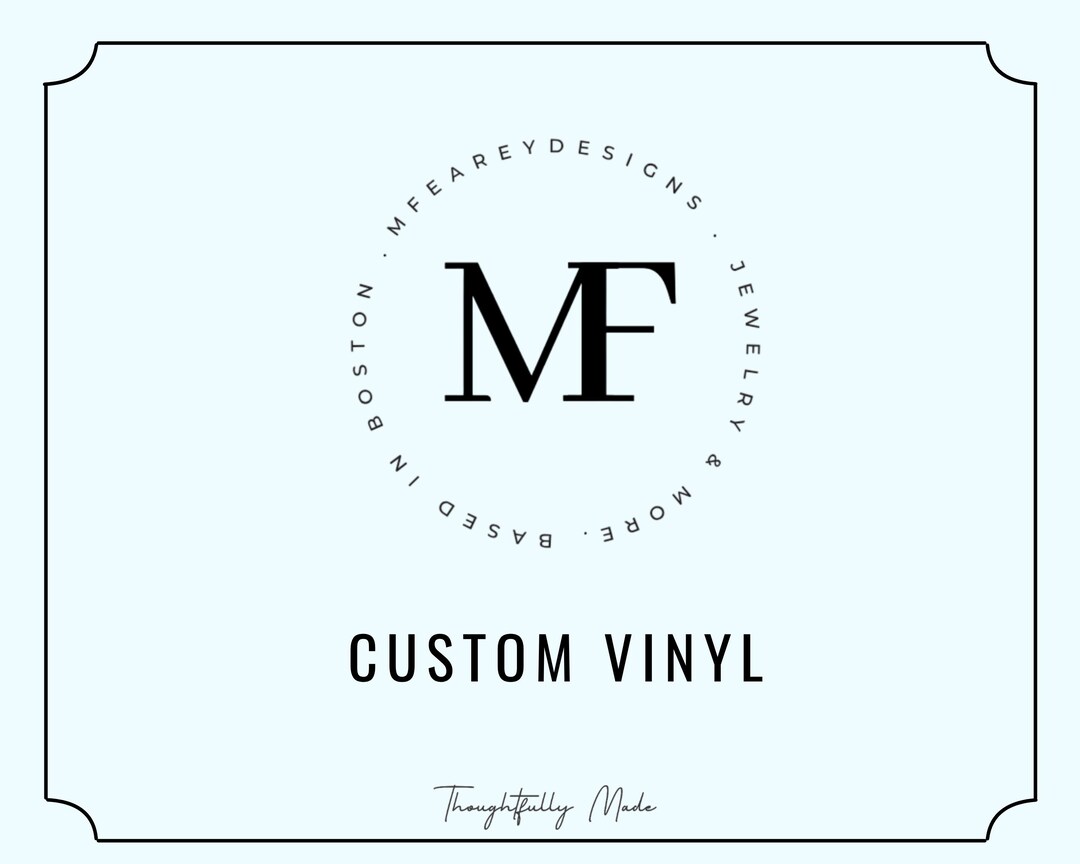 Custom Vinyl Decals - Etsy