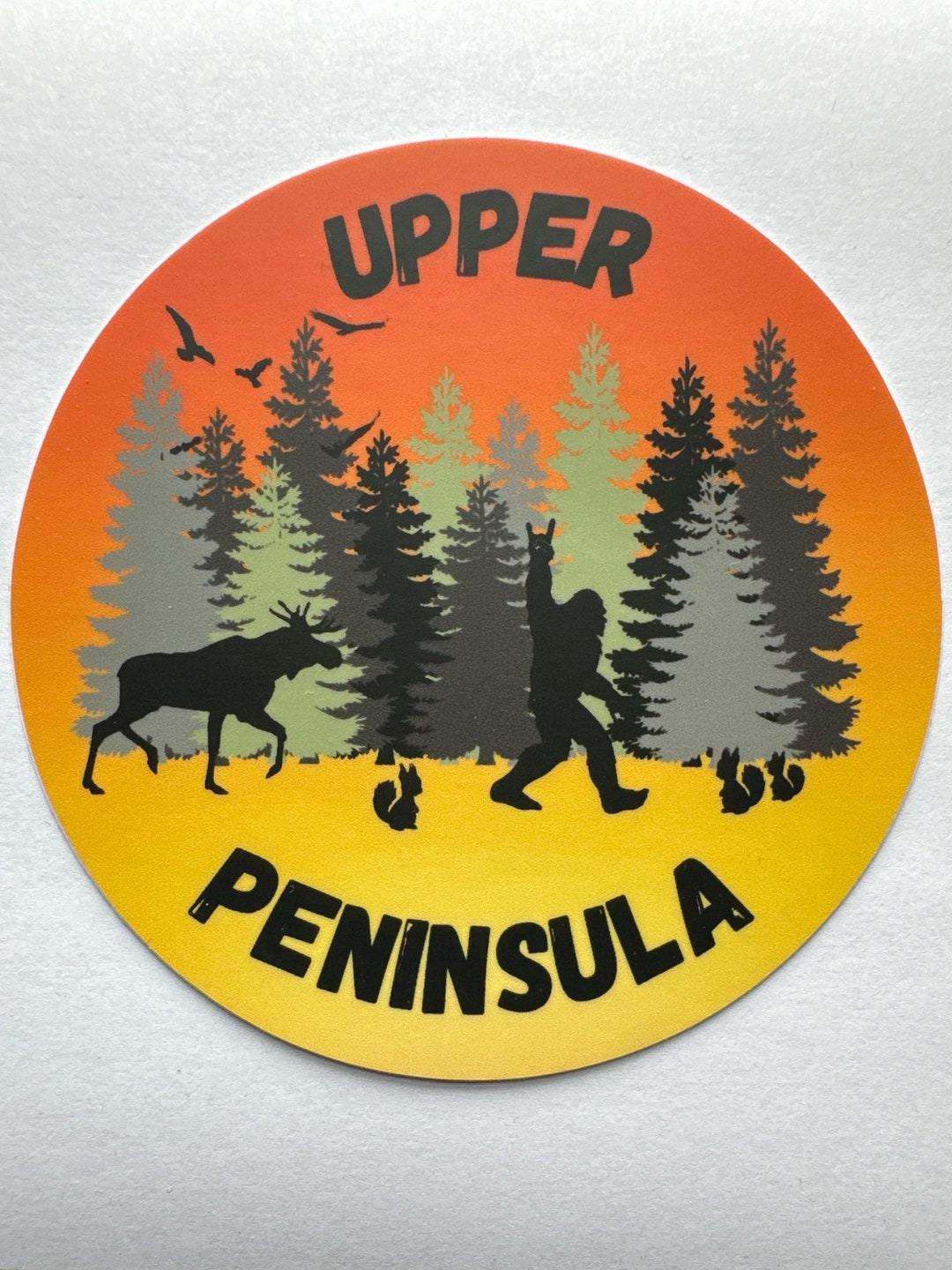 3” Upper Peninsula Sticker - Etsy