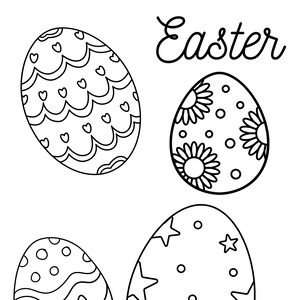 Printable Easter Colouring Bundle - Etsy