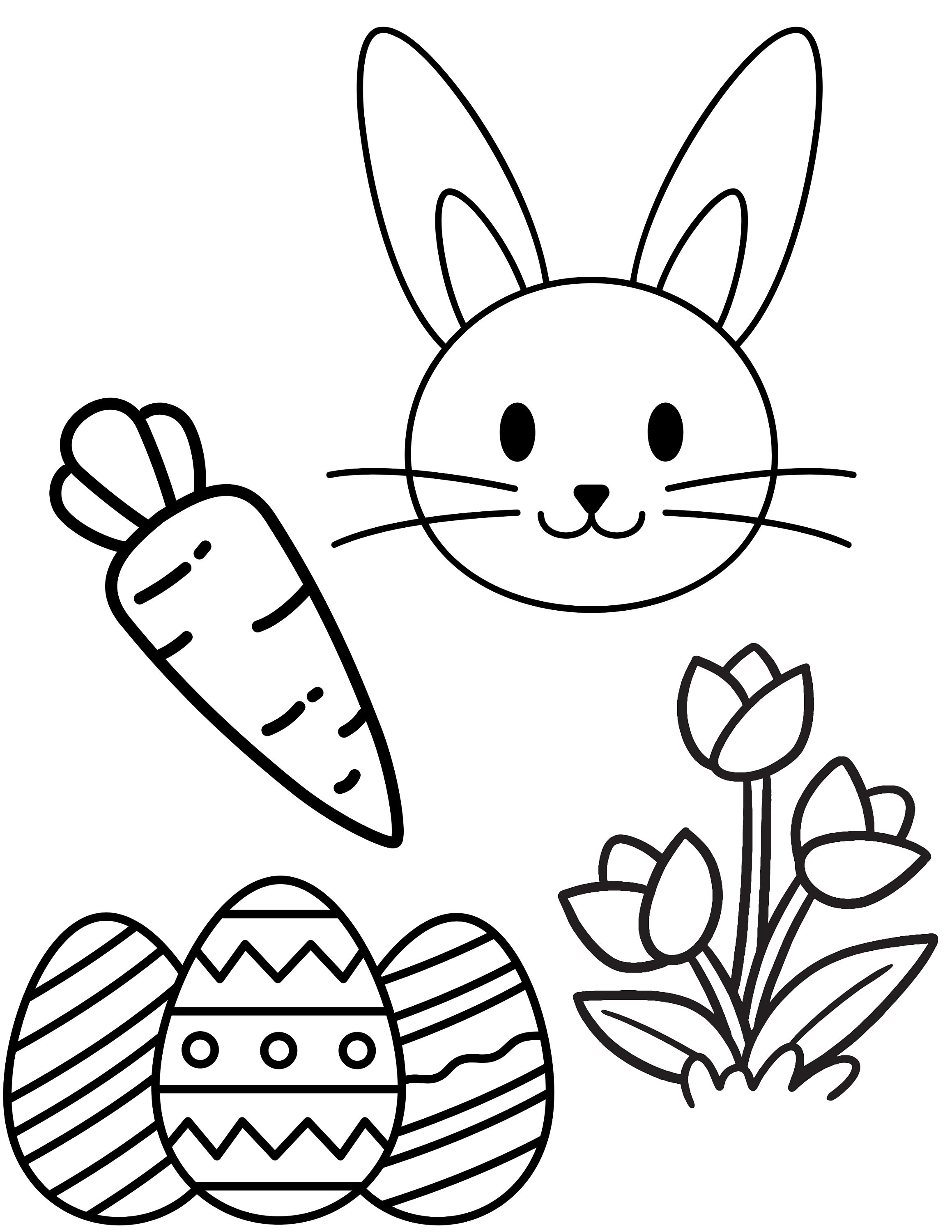 Printable Easter Colouring Bundle - Etsy
