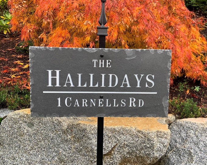 Personalized Yard Sign With Metal Stake, Custom Yard Sign, Handmade ...