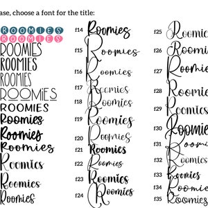 Roomies Dorm Decor for College Girl Wall Art Dorm Room Decor College ...