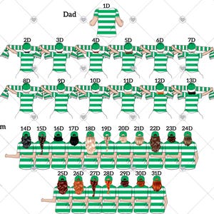 Daddy and Daughter Dream Team Personalised Prnt, Family Team, Soccer ...