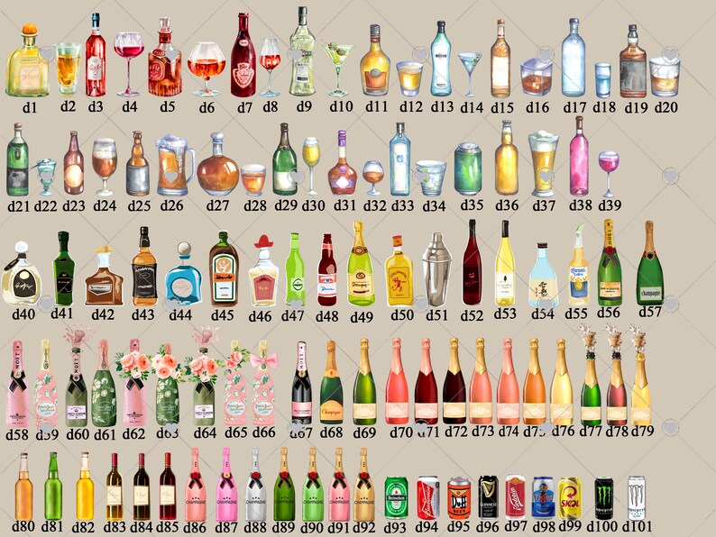 Custom Cocktails Print Personalized Roommates Drink Poster - Etsy