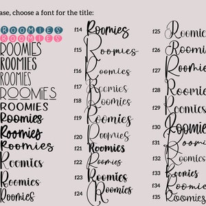 Roommate Print Personalized, Roommate Gift Idea, Roomie Gift, College ...