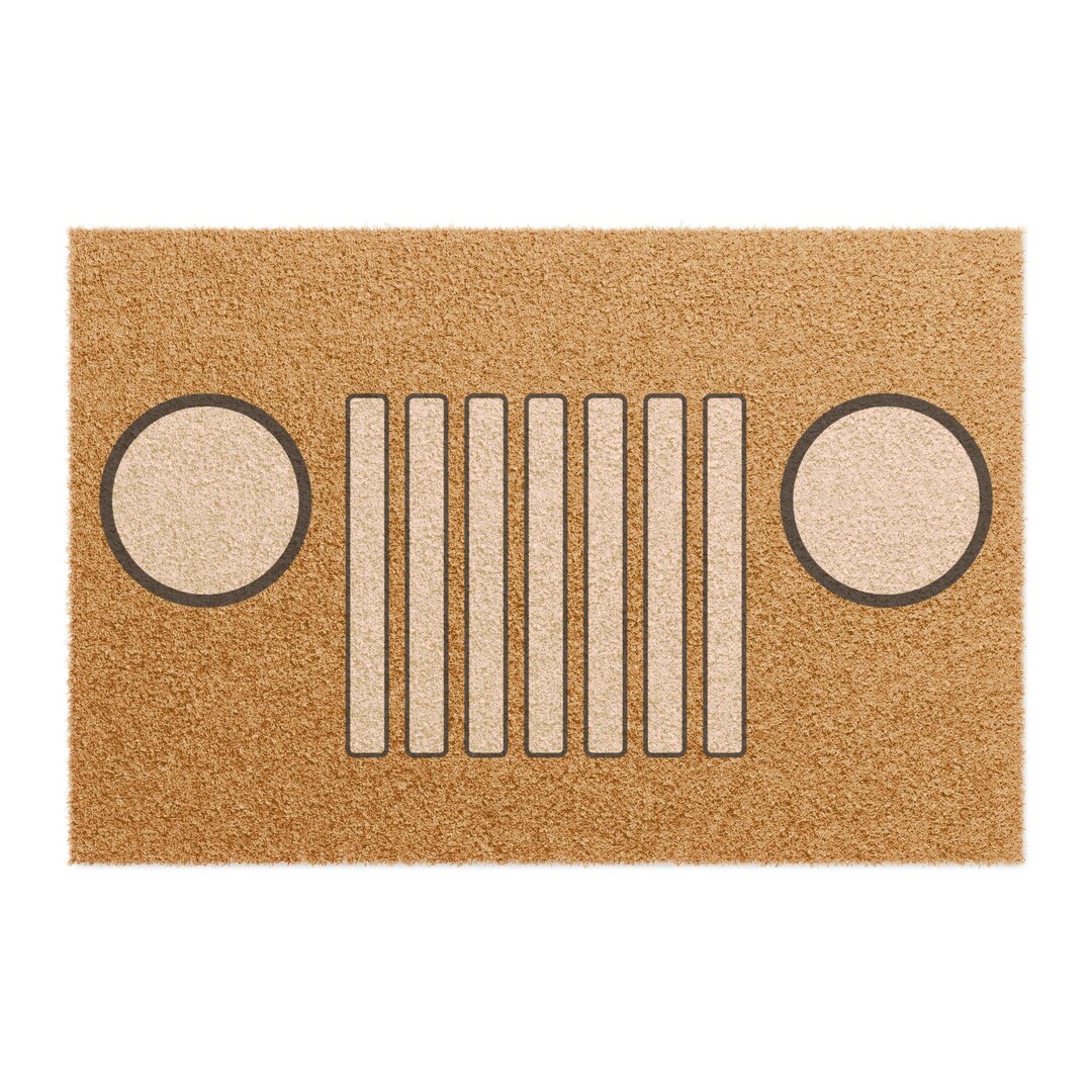 Jeep Lover Doormat, Tufted Coconut Fiber - Etsy