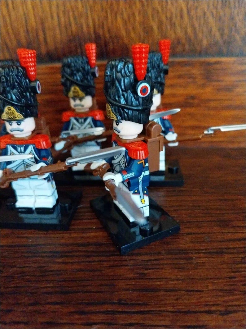 Napoleonic French Old Guard Infantry Grenadier 55mm Custom Deluxe ...