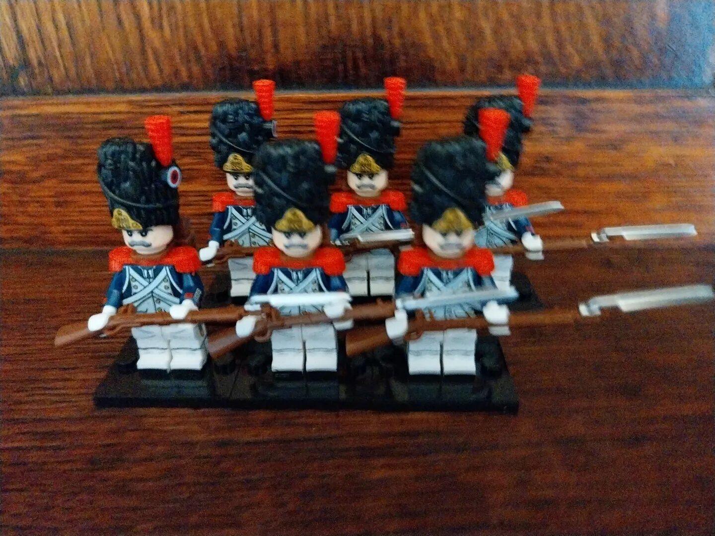 Napoleonic French Old Guard Infantry Grenadier 55mm Custom Deluxe ...
