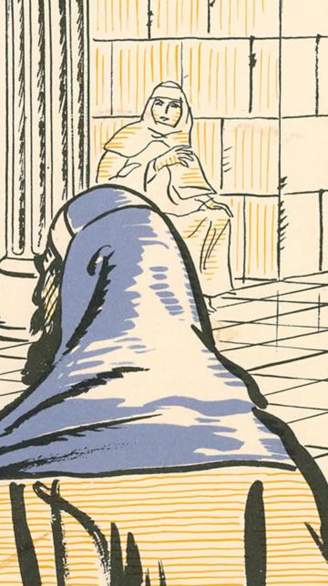 Jesus in the Temple - Vintage Classroom Prints and Charts - Bible ...