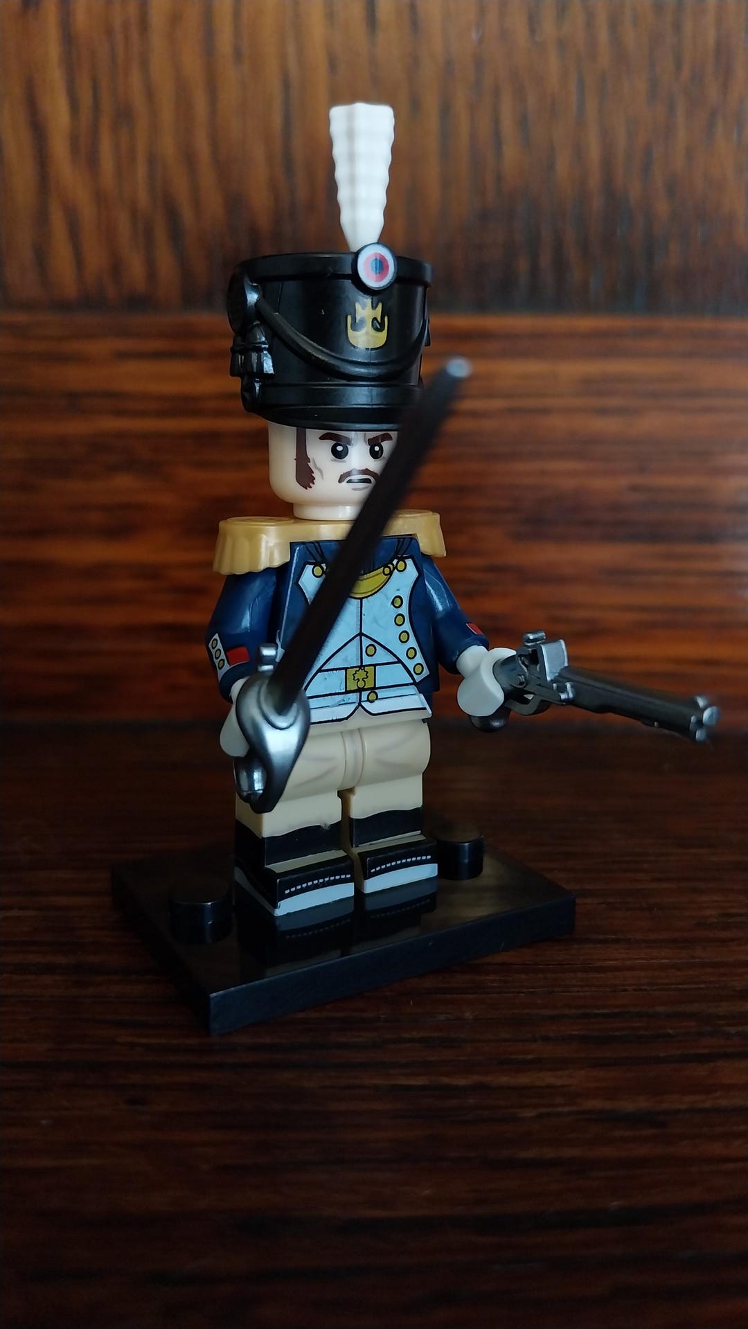 Napoleonic French Line Infantry Officer 55mm Custom Deluxe Miniature ...