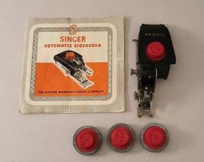 Singer Automatic Zigzagger With 4 Cams and User Manual - Etsy