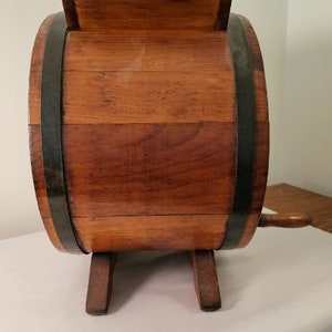 Wooden Barrel Butter Churn, Farmhouse Decor, Cottage Decor, Home Decor ...