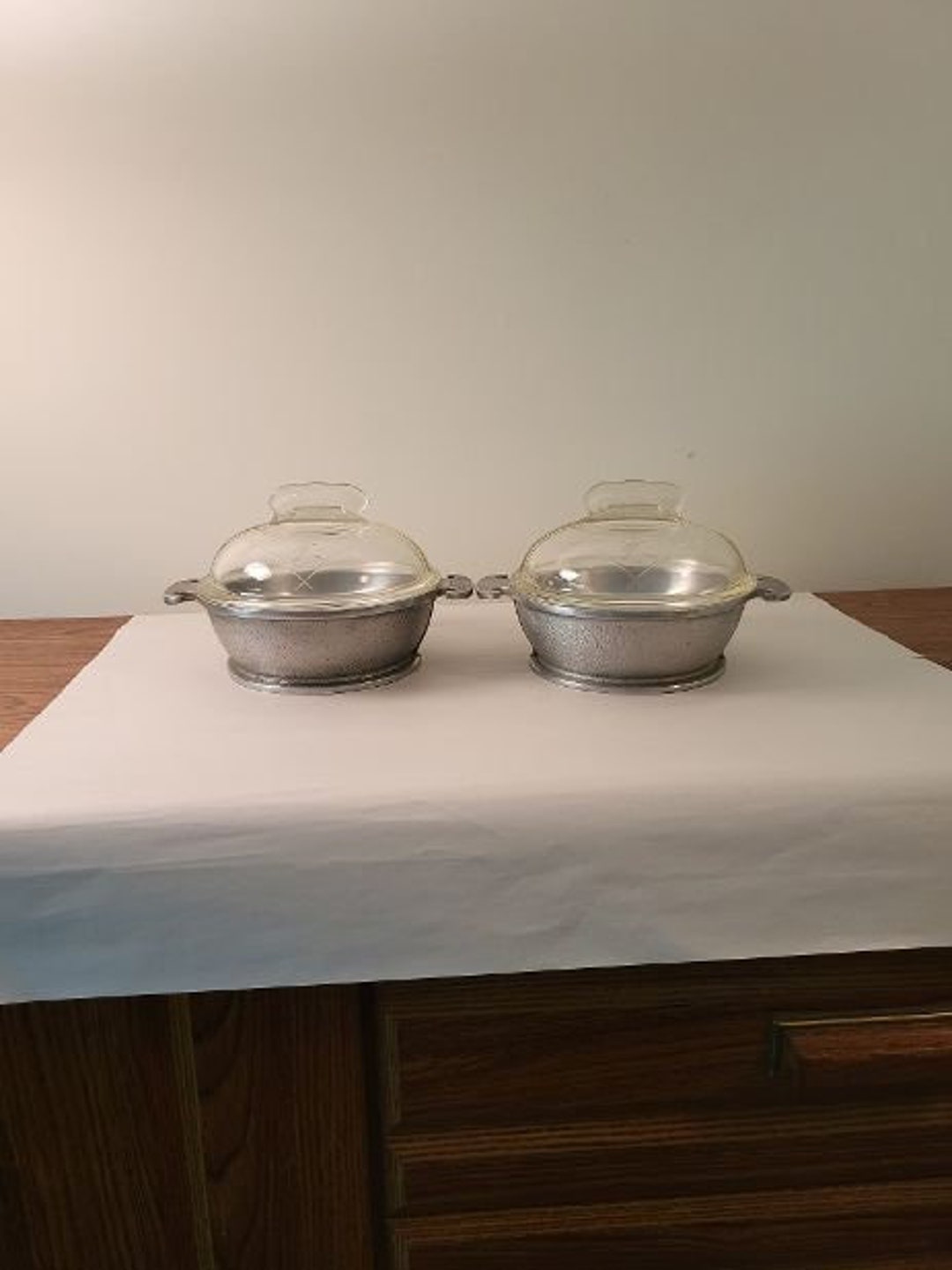 2 Guardian Services 3-cup Bowls With Glass Lids, Cookware, Cooking Pot ...