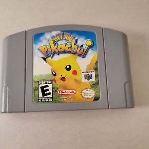 Nintendo 64 "hey You Pikachu" Game Cartridge - Etsy