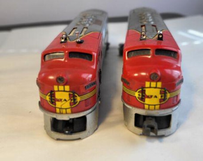Lionel Santa Fe No. 2343 F-3 Power and Dummy Units, O-gauge, Model ...