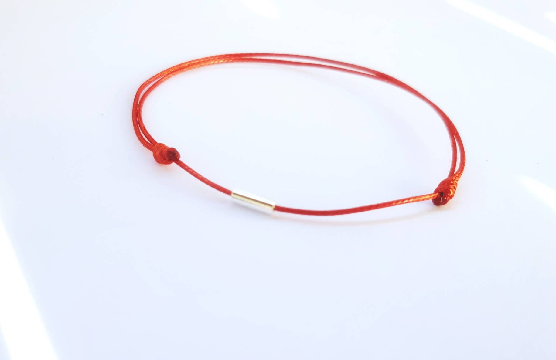 Valentine's Day Gift Idea for Him, Minimalist String Cord Bracelet With ...