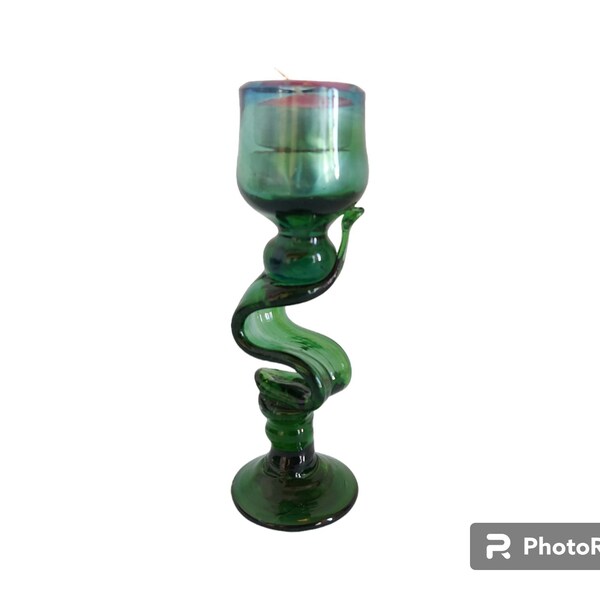Vintage Snake Candle Holder - Etsy