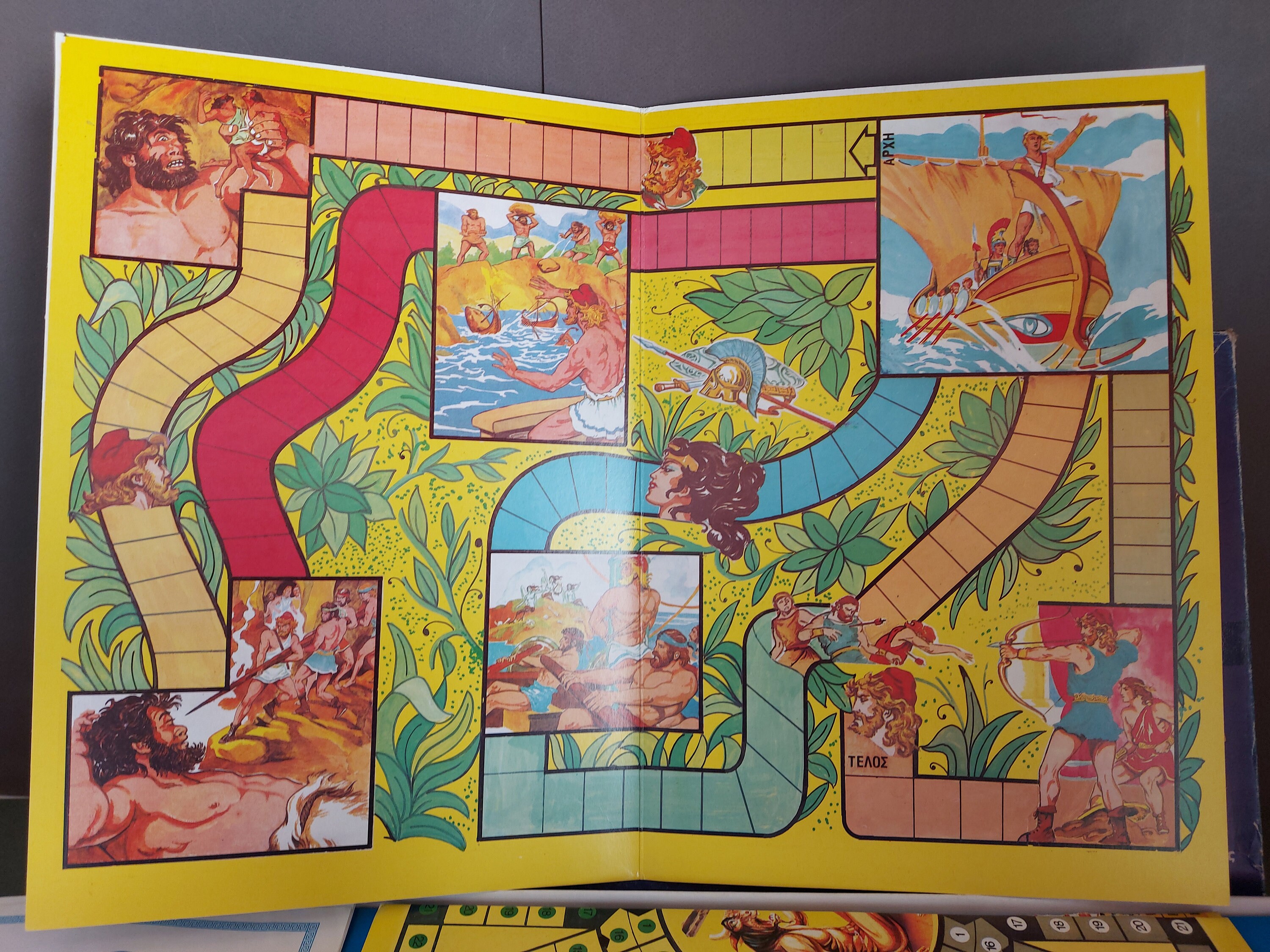 8 Mythical Mythic Heroes Greek Board Game Rare Vintage 8 in 1 - Etsy