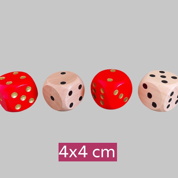 Wooden Dice - Etsy