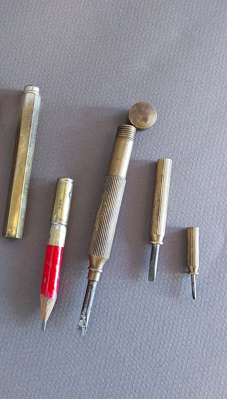 Vintage WW2 Pocket Tube Multi Tool Kit Sets Brass Corkscrew - Etsy