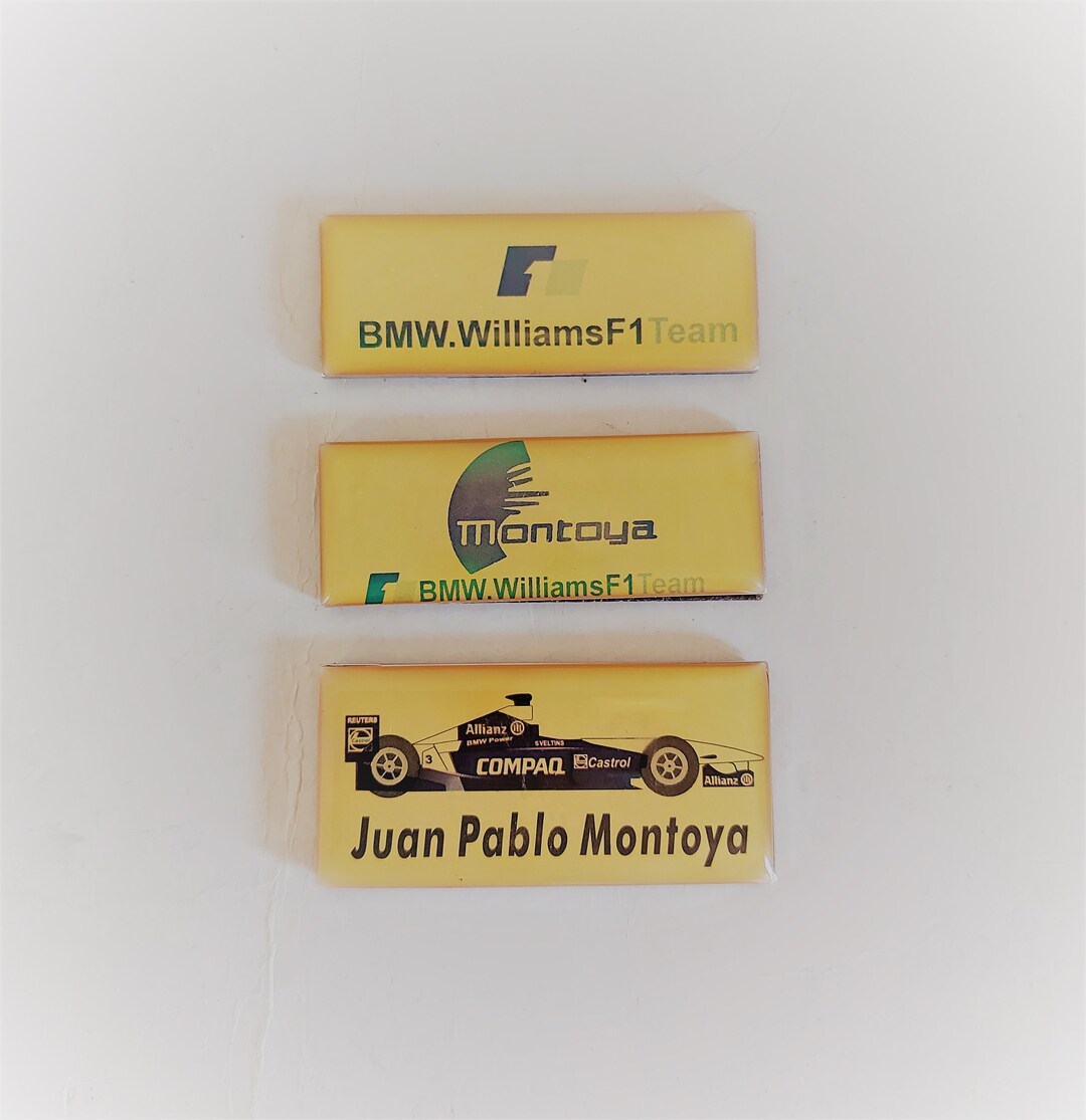 Fridge Magnets F1 Formula 1 Drivers Racing Cars Teams Juan Pablo ...