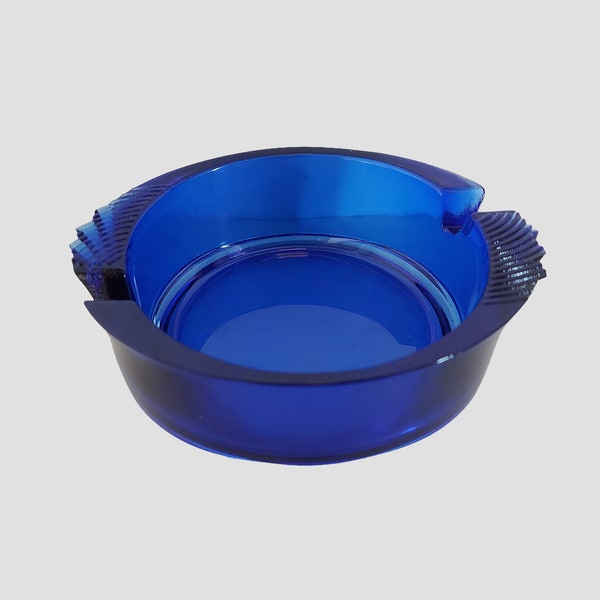 Vintage Blue Ashtray - Etsy