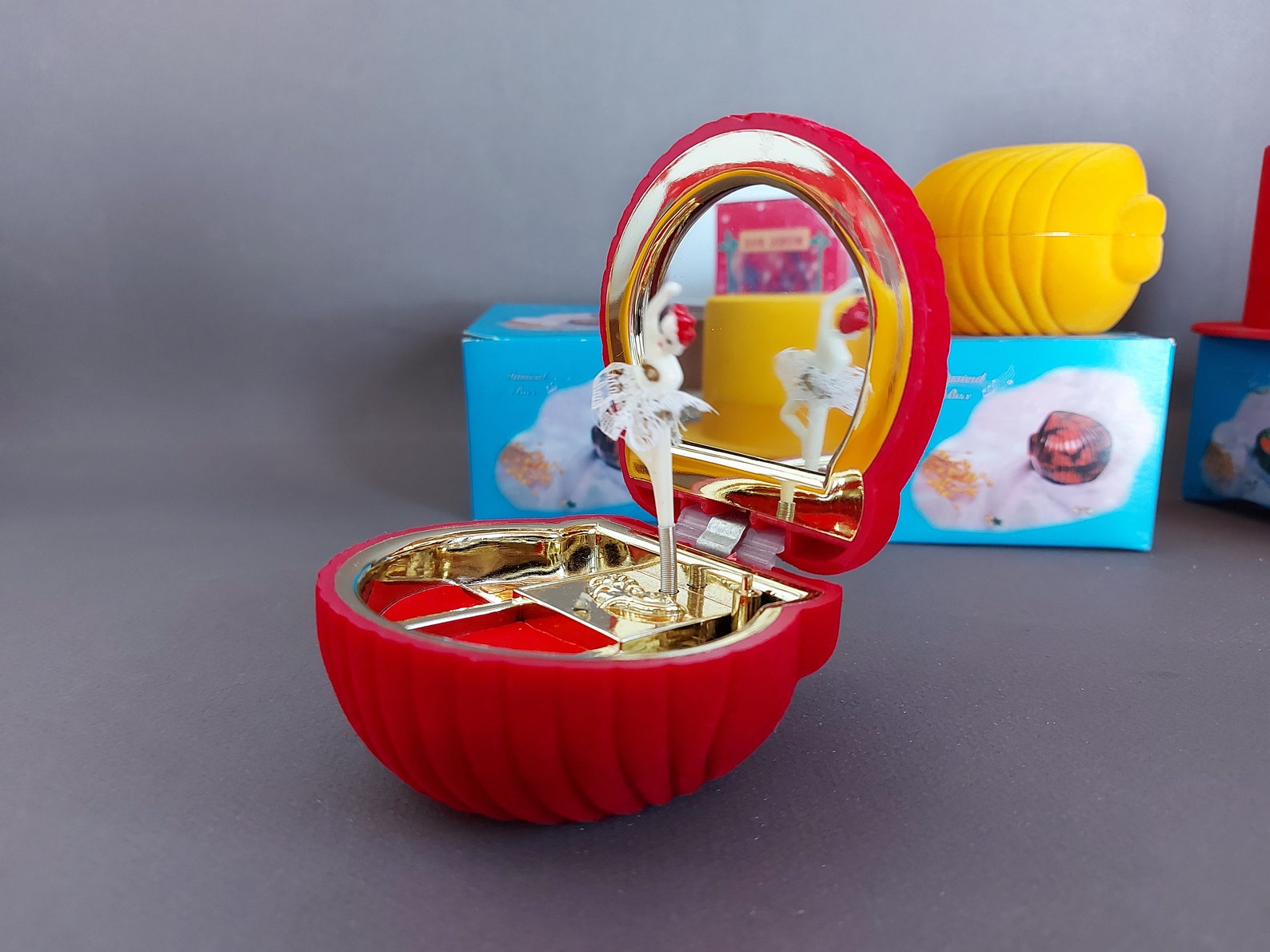 Vintage Dancing Ballerina Musical Box Trinket & Jewelry Box - Etsy