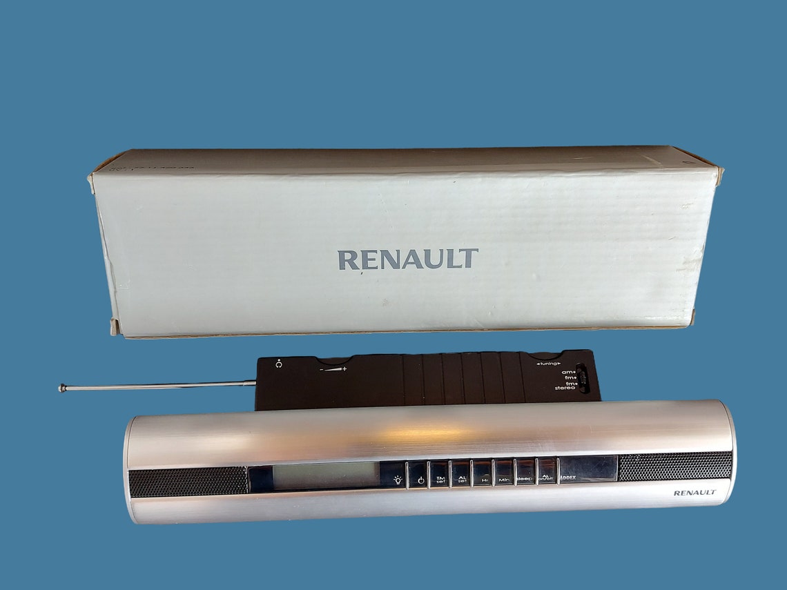 Vintage Renault Cars Radio Alarm Clock - ADDEX Design - New in Box - Etsy