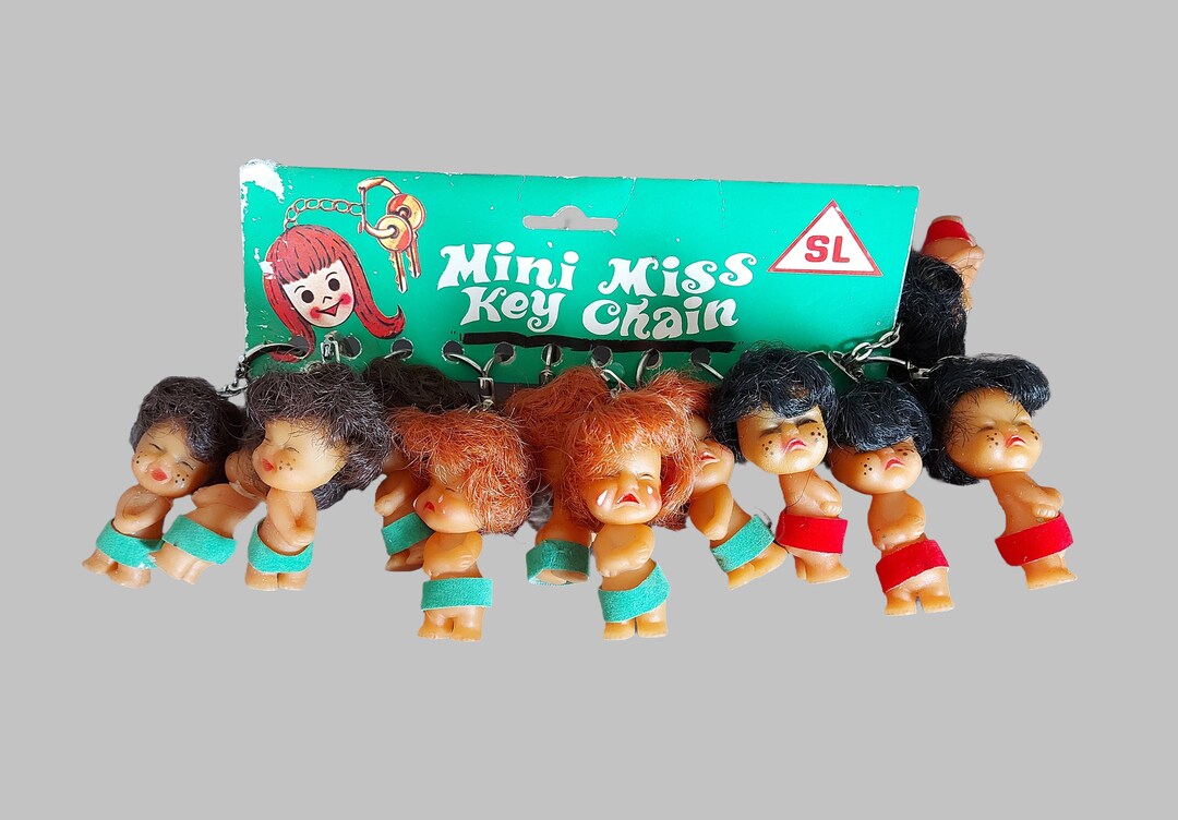 Vintage 60s Mini Miss Liddle Kiddles Keychain Doll - Collectible Mid ...