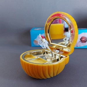 Vintage Dancing Ballerina Musical Box Trinket Jewelry Box Wedding Ring ...