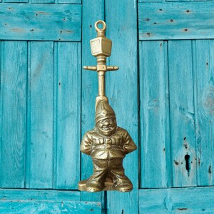 Vintage Solid Brass Door Knocker - British Policeman Bobby Figurine ...