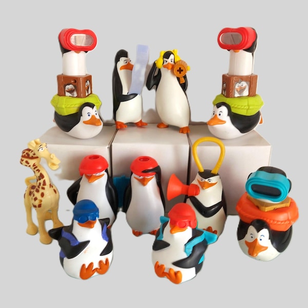 Penguins of Madagascar Figures - Etsy