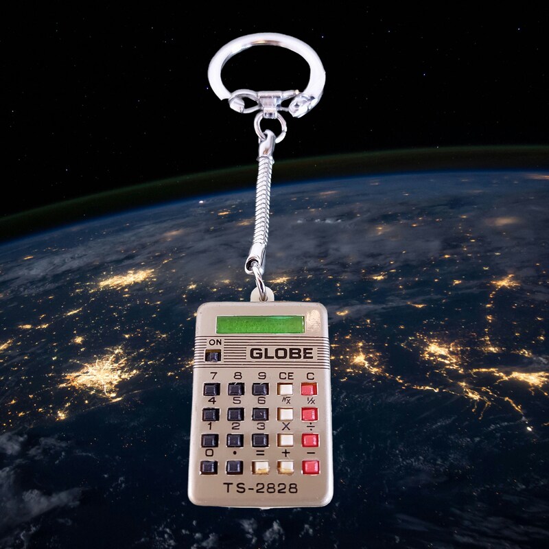 Calculator Keychain - Etsy