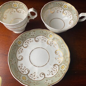 Elegant C1840 Samuel Alcock Trio Set Rococo Revival - Etsy